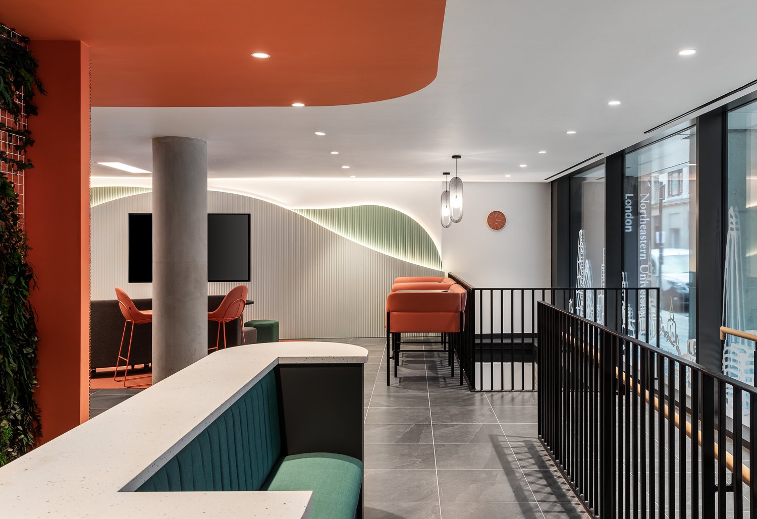 London Fit Out Photography at Northeastern University