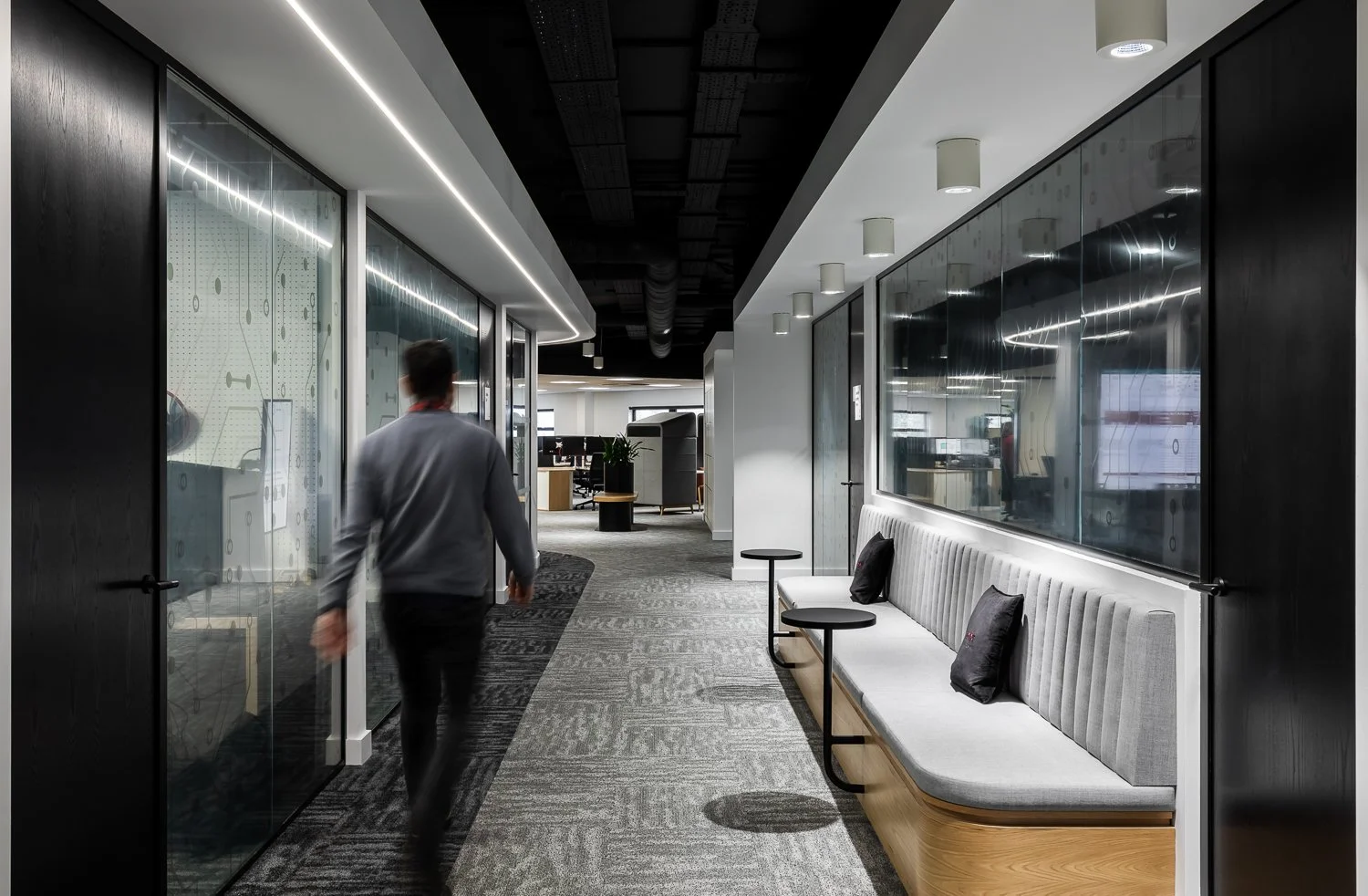 Workplace Interior Photographer Captures a Feature-Rich Project