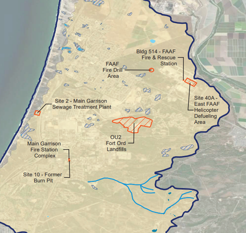 PFAS at the former Fort Ord — Military Poisons