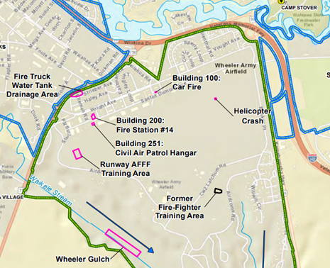 An examination of PFAS contamination at Wheeler Army Airfield ...