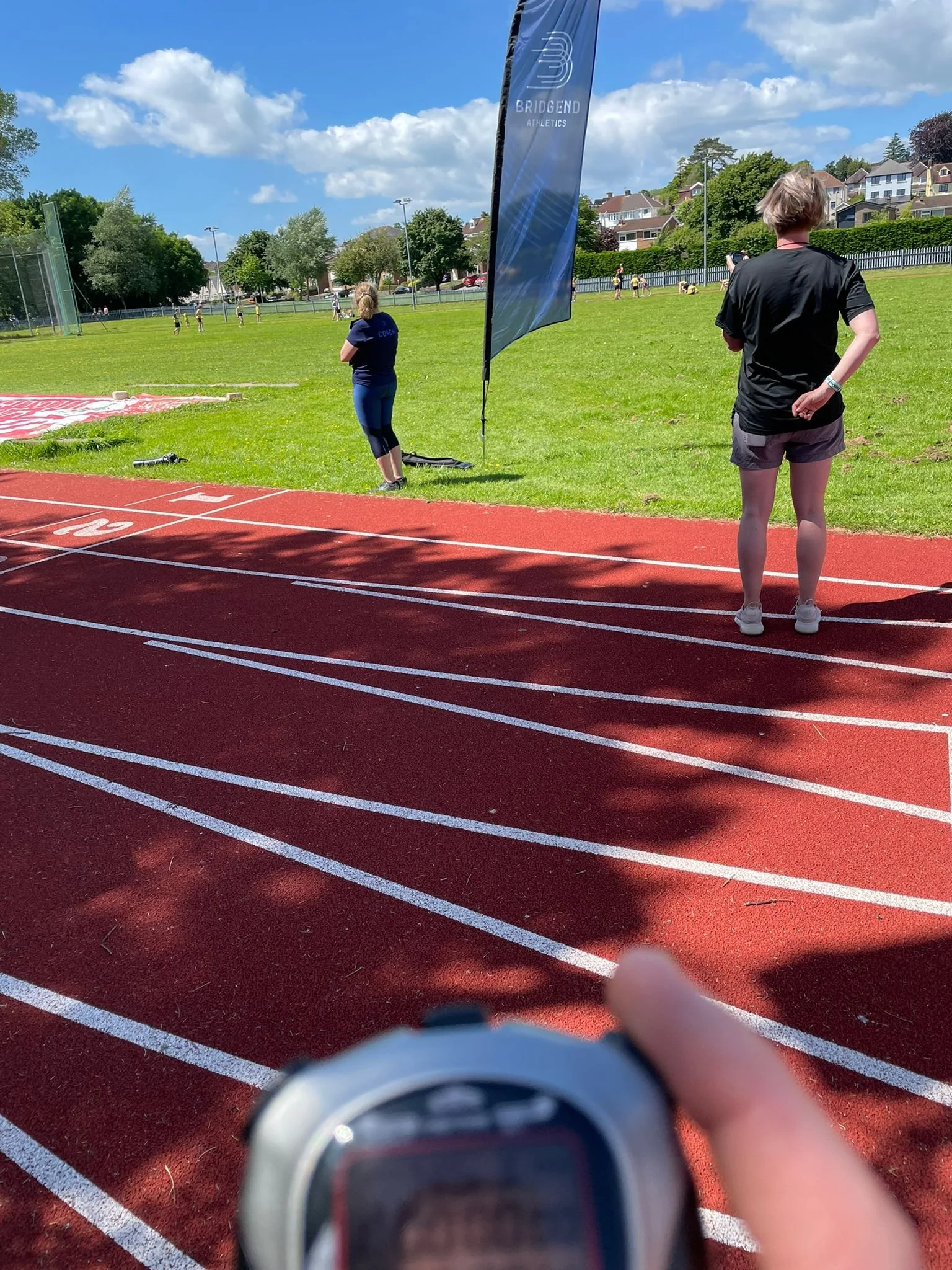 sitting in a Podium position — Bridgend Athletics