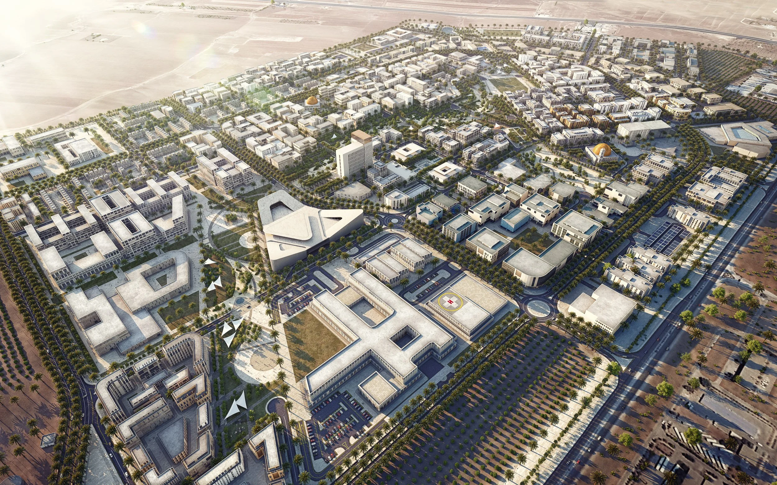 Masterplan & aerial / CGI / Photomontage — Preconstruct - Architectural ...