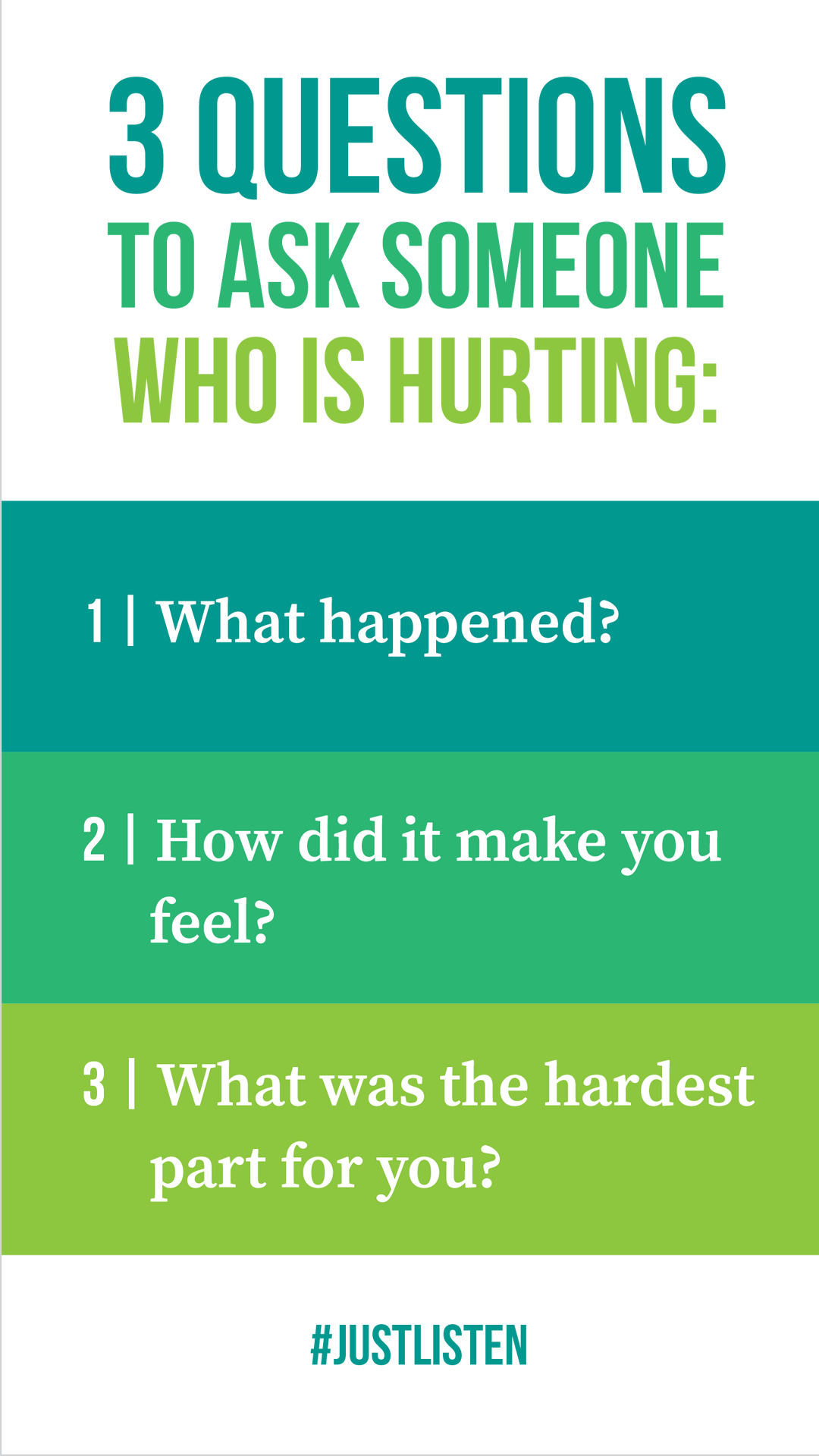 Three Questions — Trauma Healing Basics