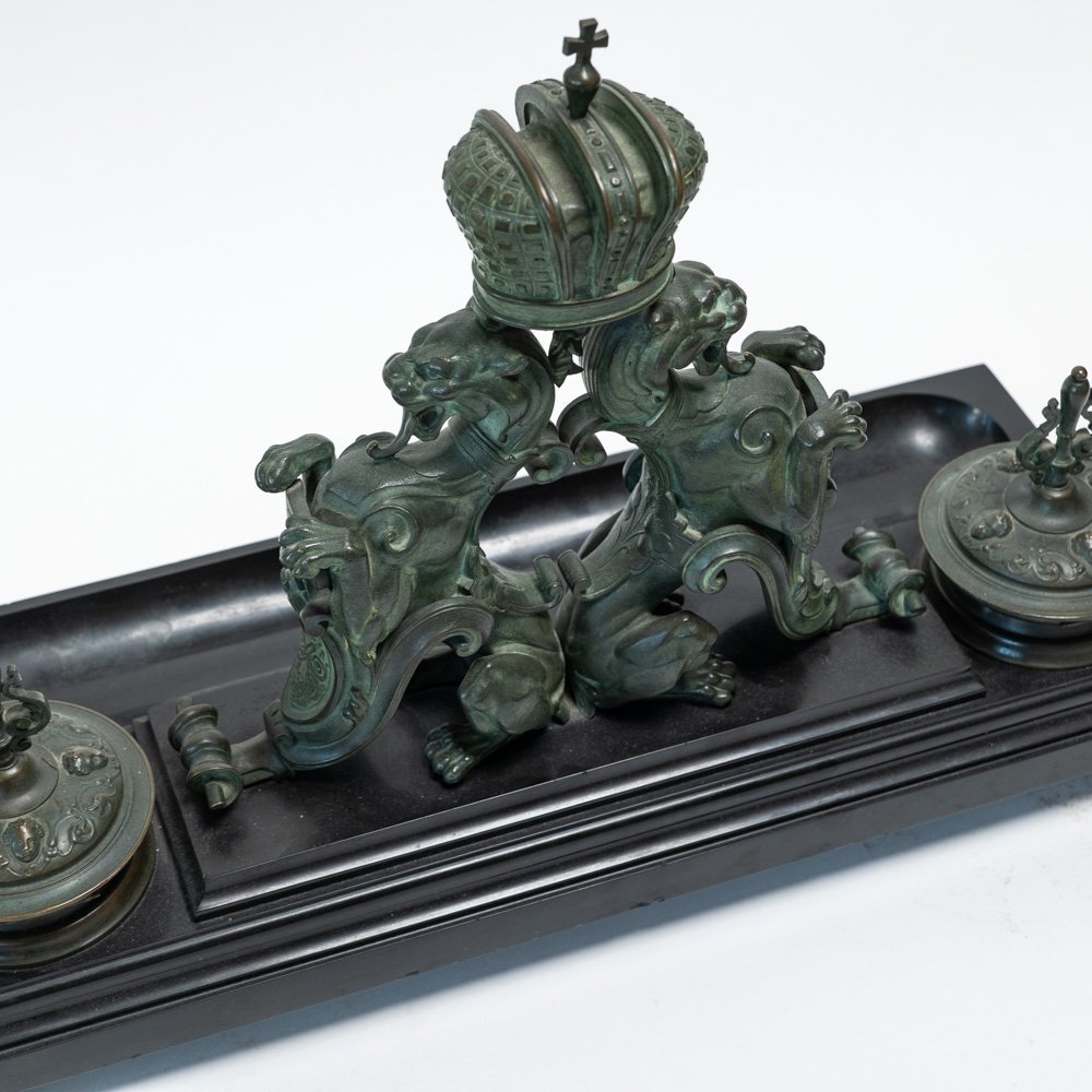 Imperial Anichkov Palace Russian Bronze Garniture Desk Set – Grand Duke ...