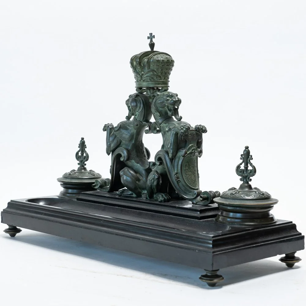 Imperial Anichkov Palace Russian Bronze Garniture Desk Set – Grand Duke ...