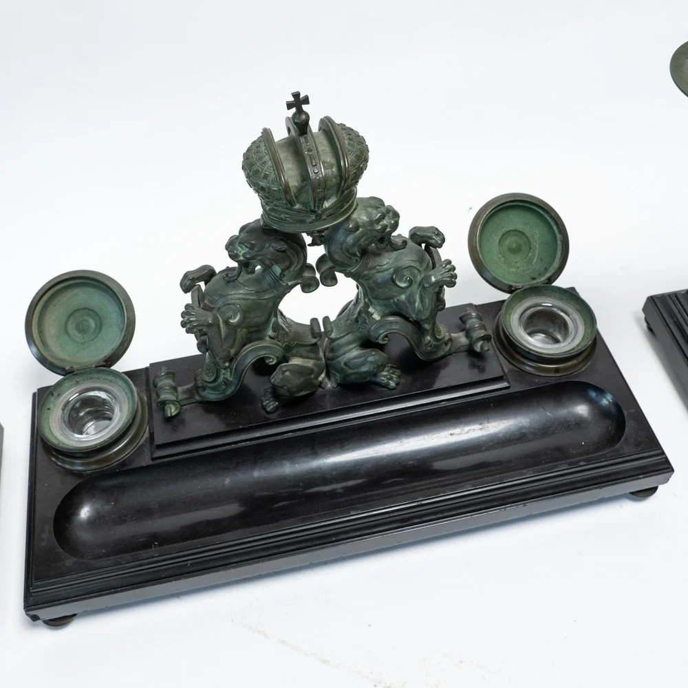 Imperial Anichkov Palace Russian Bronze Garniture Desk Set – Grand Duke ...