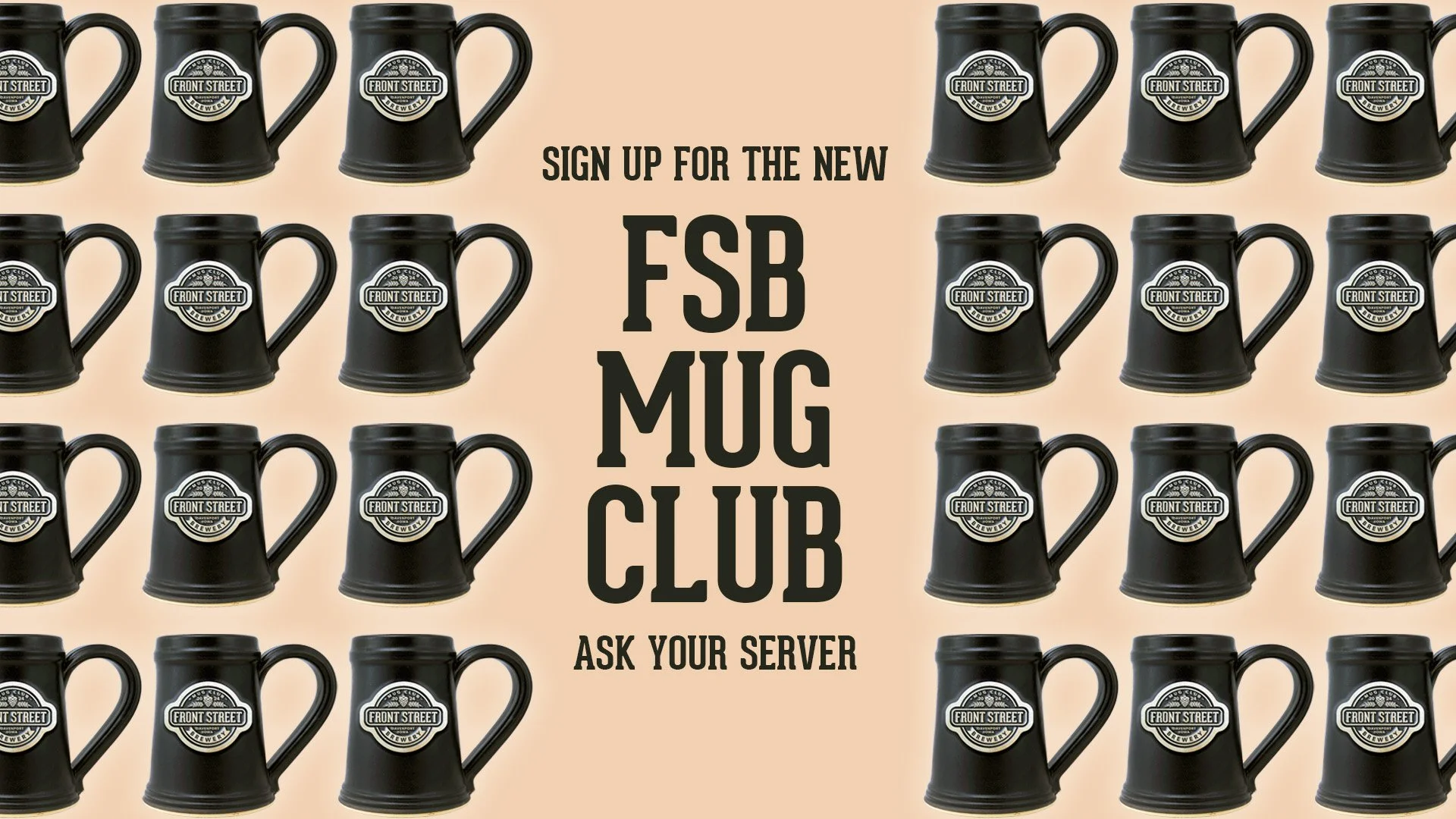 Taproom — Front Street | Davenport | Iowa's Oldest Brewpub