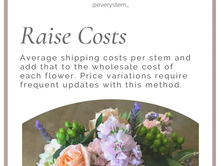 Florist Pricing: 3 ways to cover your wholesale flower shipping costs ...