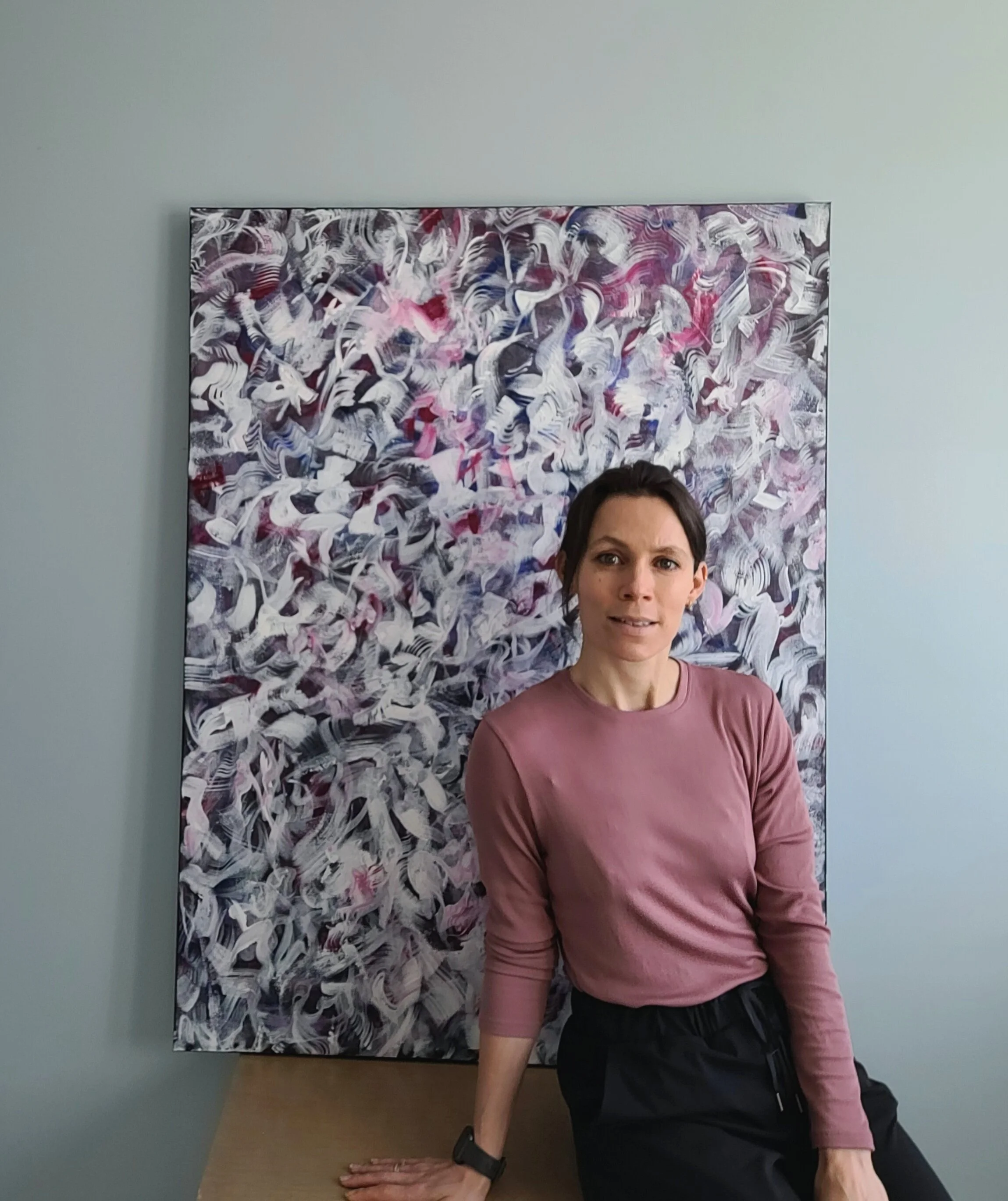 Original abstract art paintings by Vancouver, BC based abstract artist ...