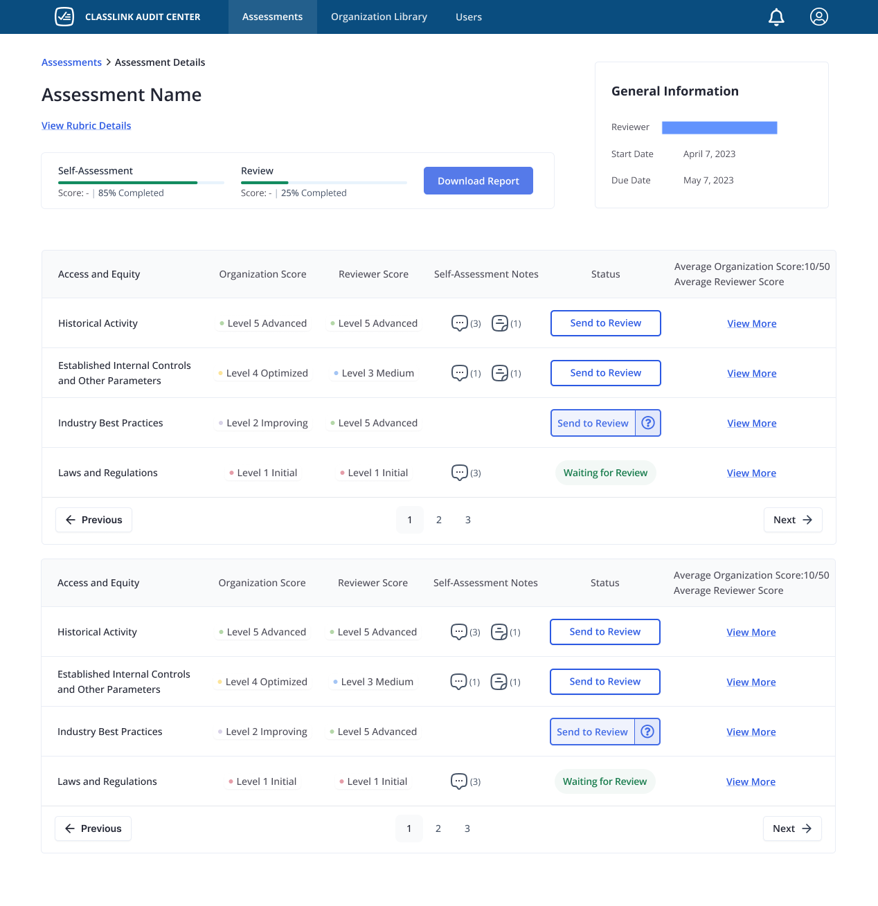 ClassLink Audit Center — X2 Mobile