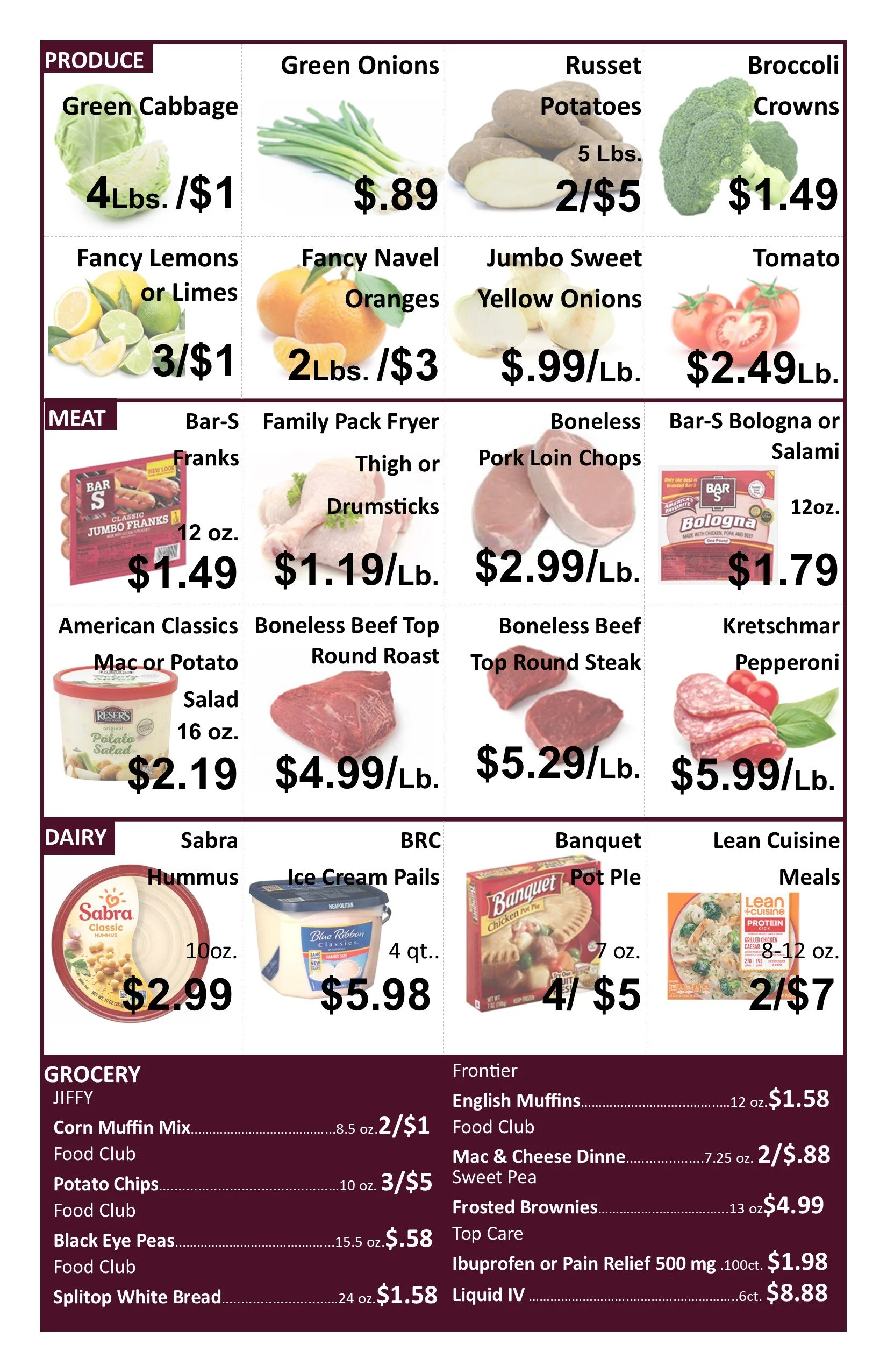 Weekly Ad — Hometown Food Stores