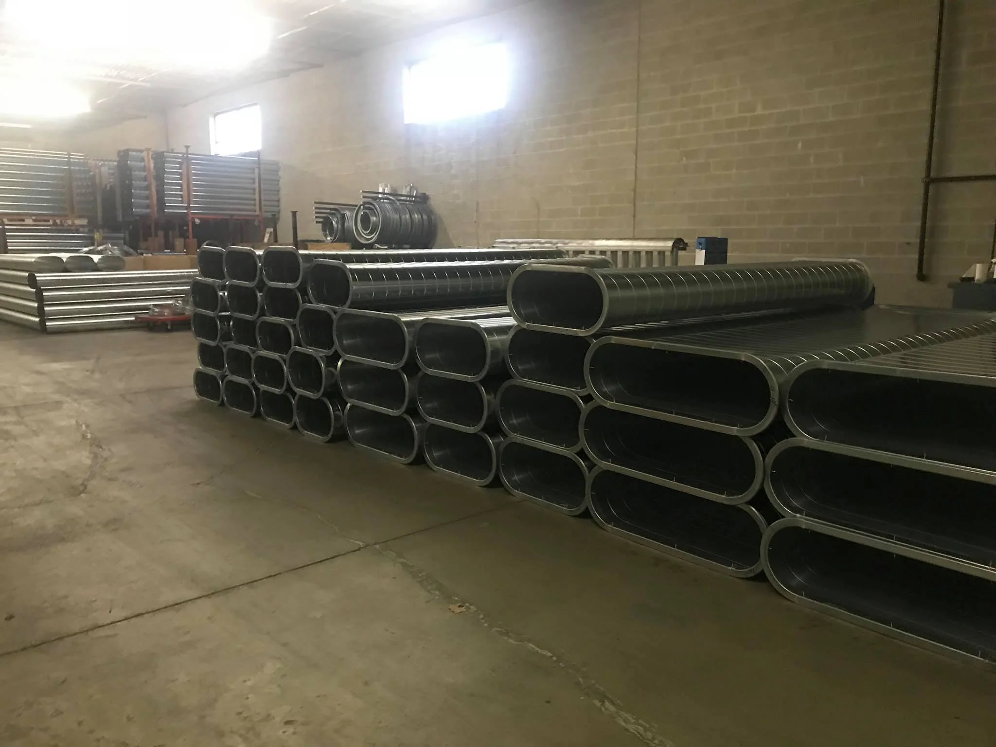 Oval Pipe & Fittings — Fab-Rite Oval Pipe & Fittings — Fab-Rite