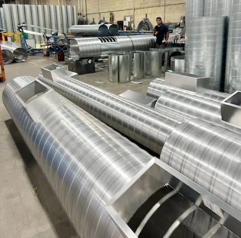 Spiral Pipe & Fittings — Fab-Rite