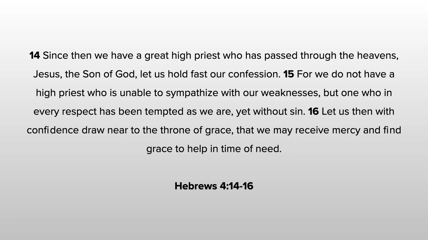 Enduring Faith - Heb. 12:1-3 — Trinity Church