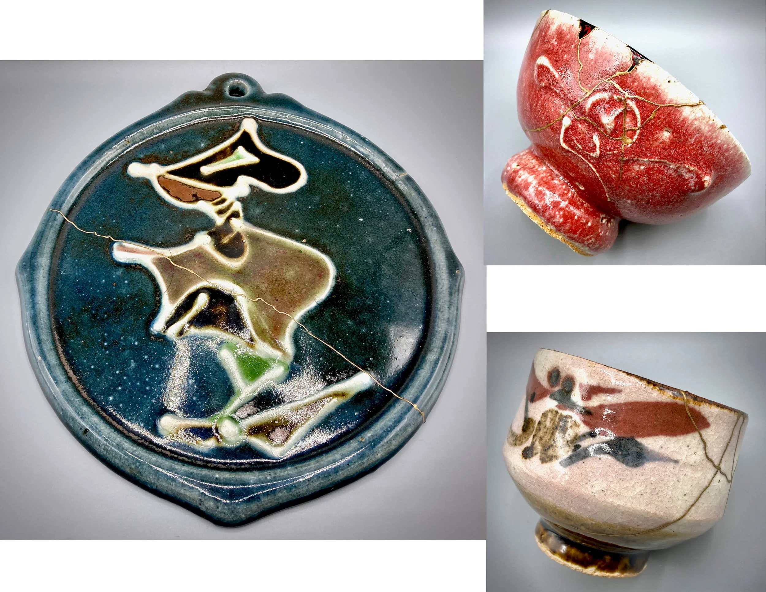 high quality museum ceramic restoration Kintsugi glass crystal wabi ...