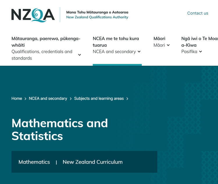 NCEA Maths & Stats — MathsLink