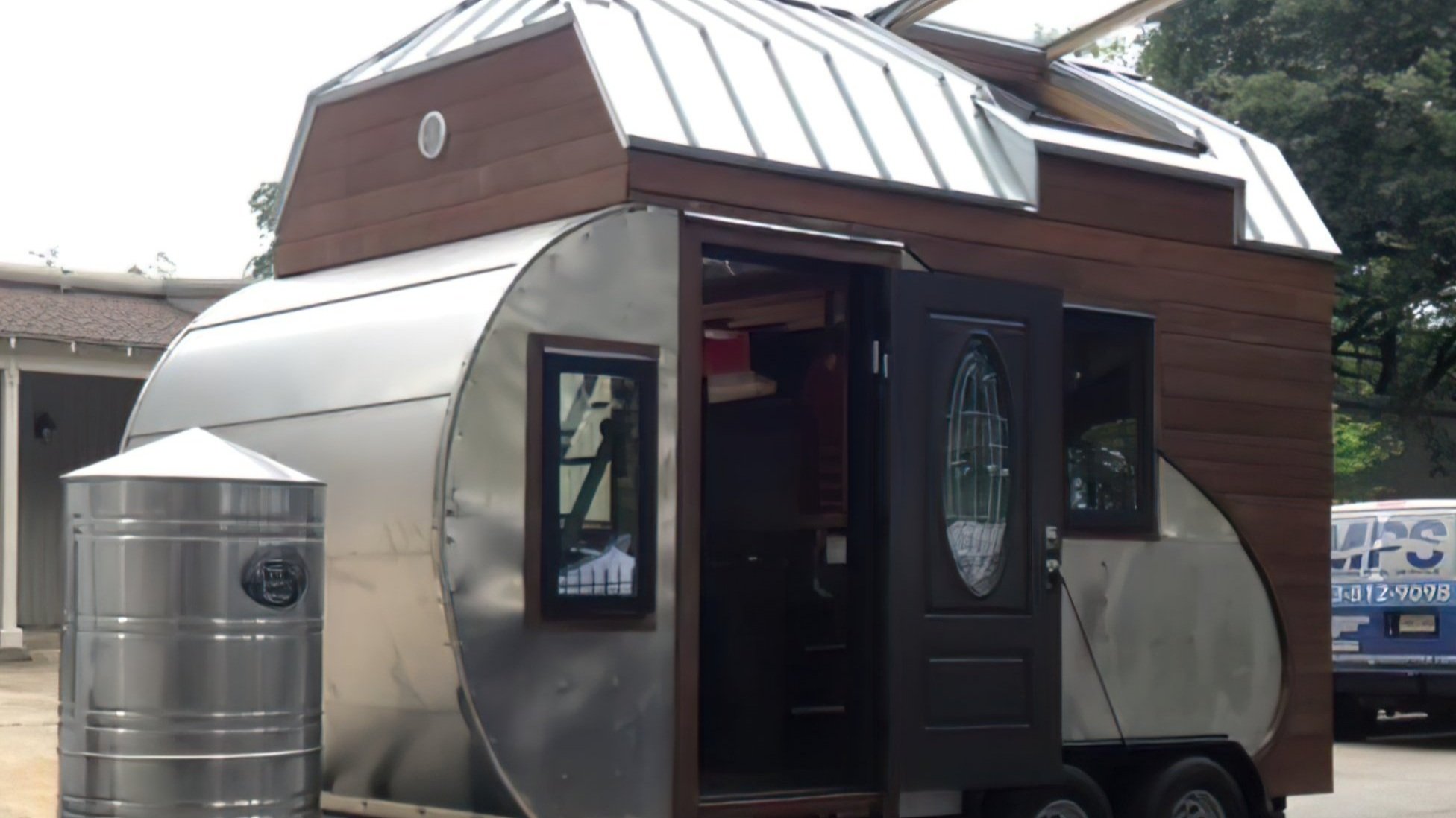 The Tiny Drop is Both a Teardrop Trailer and A Tiny House On Wheels ...