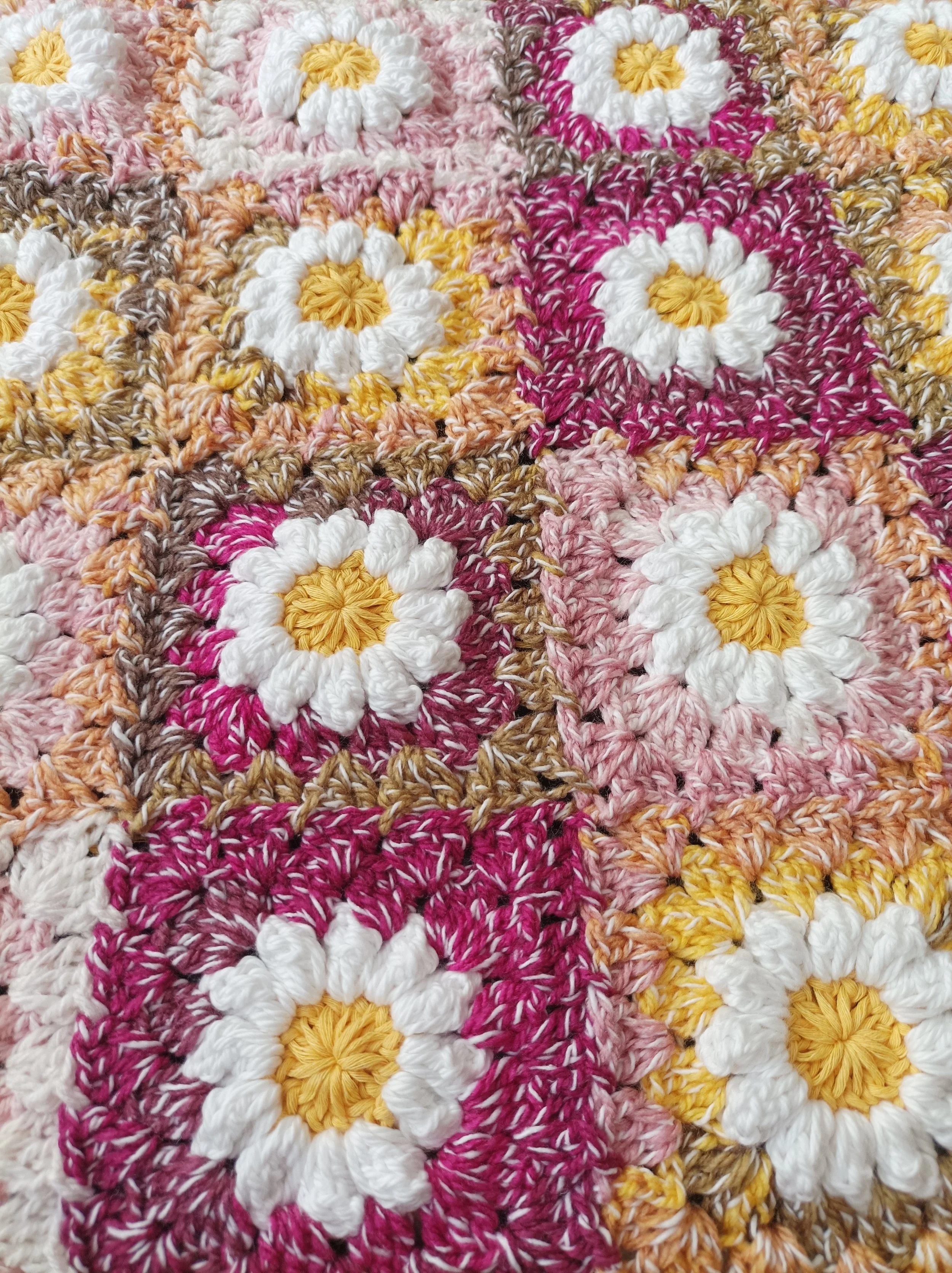 Daisy Granny Square Jumper — Baby Crochet Designs