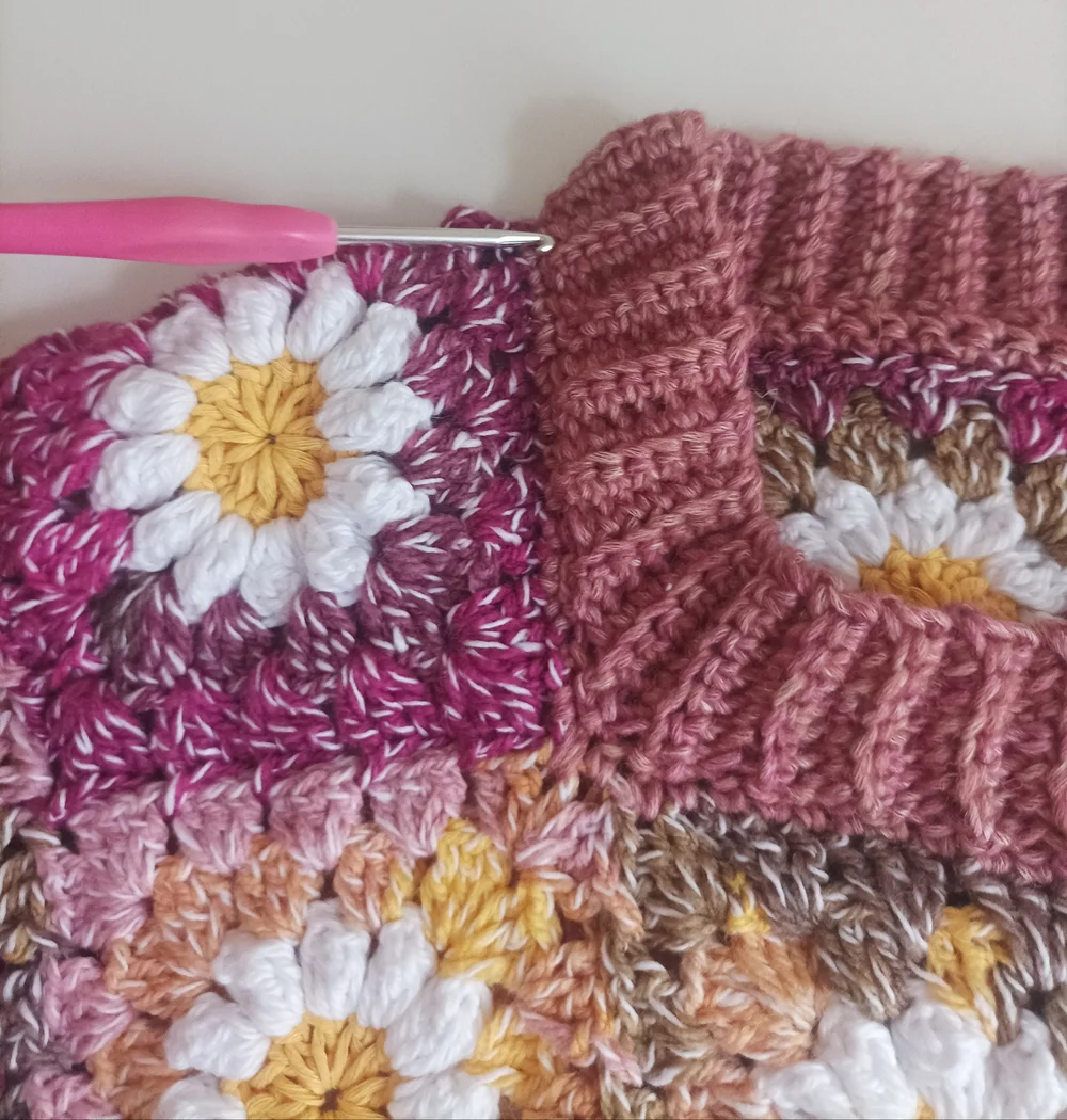Daisy Granny Square Jumper — Baby Crochet Designs