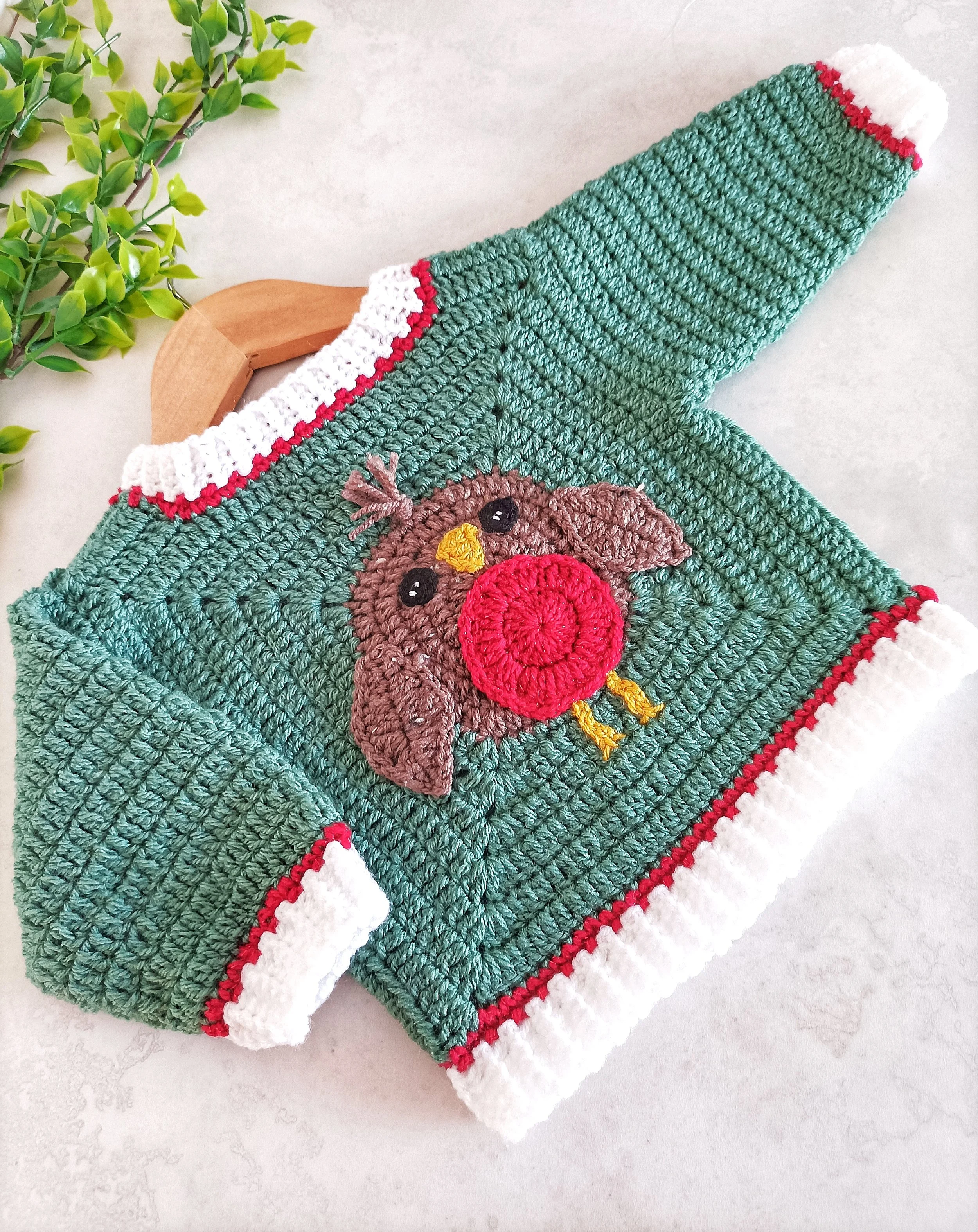 Mini Pick and Mix Sweater — Baby Crochet Designs