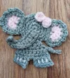 Elephant Applique — Baby Crochet Designs
