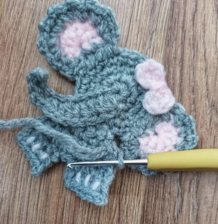 Elephant Applique — Baby Crochet Designs