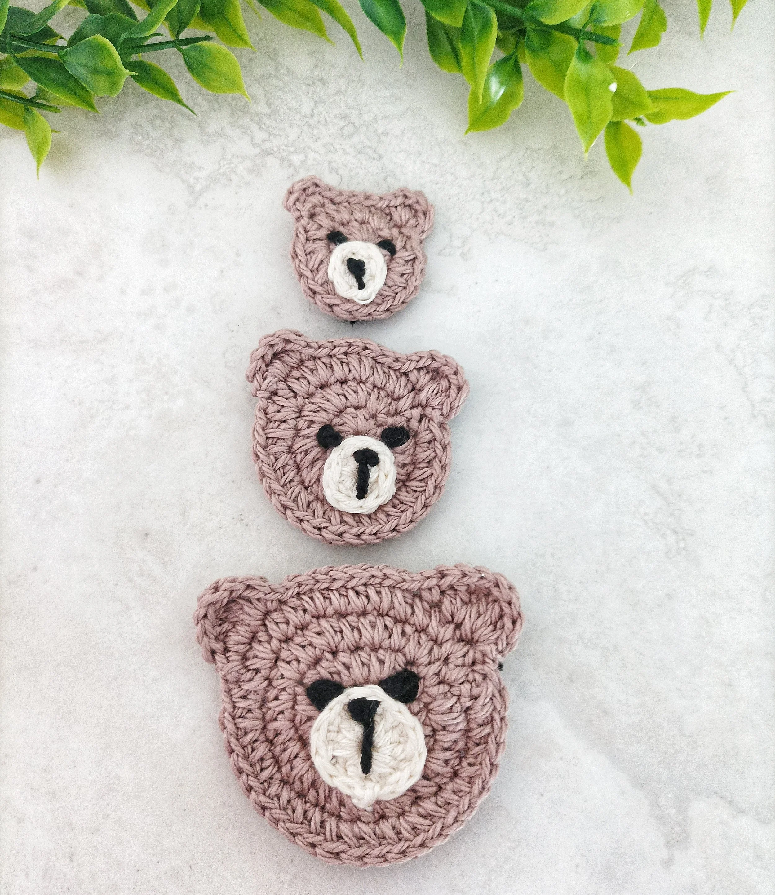 Bear Appliques — Baby Crochet Designs