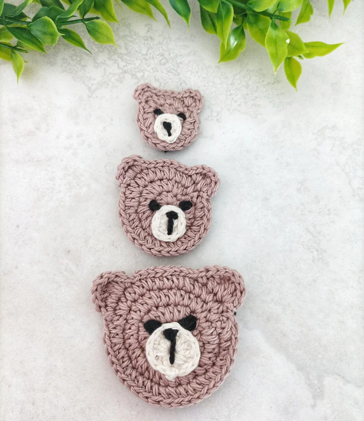 Bear Appliques — Baby Crochet Designs