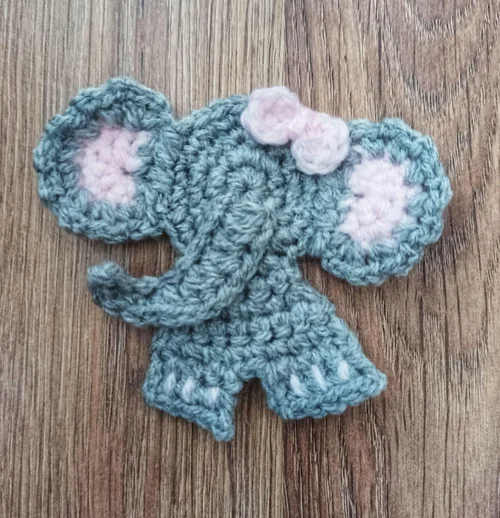 Elephant Applique — Baby Crochet Designs