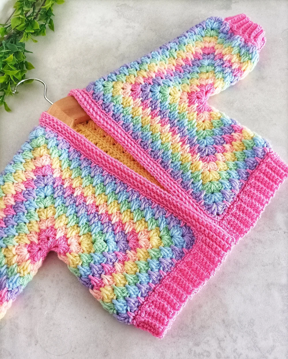 Cosy Hexi Cardi — Baby Crochet Designs