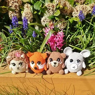 free amigurumi woodland collection — Baby Crochet Designs