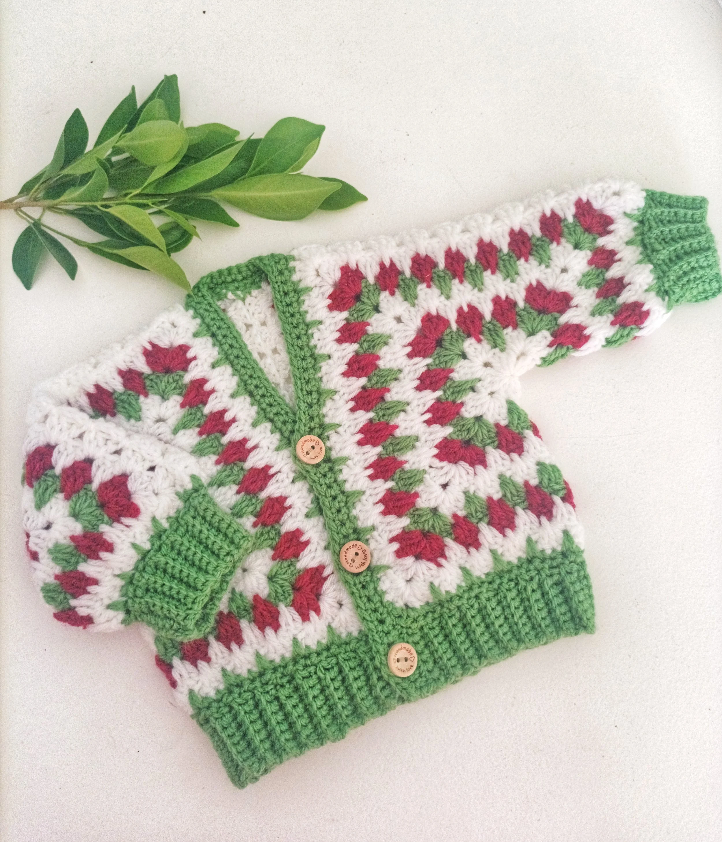 Cosy Hexi Cardi — Baby Crochet Designs