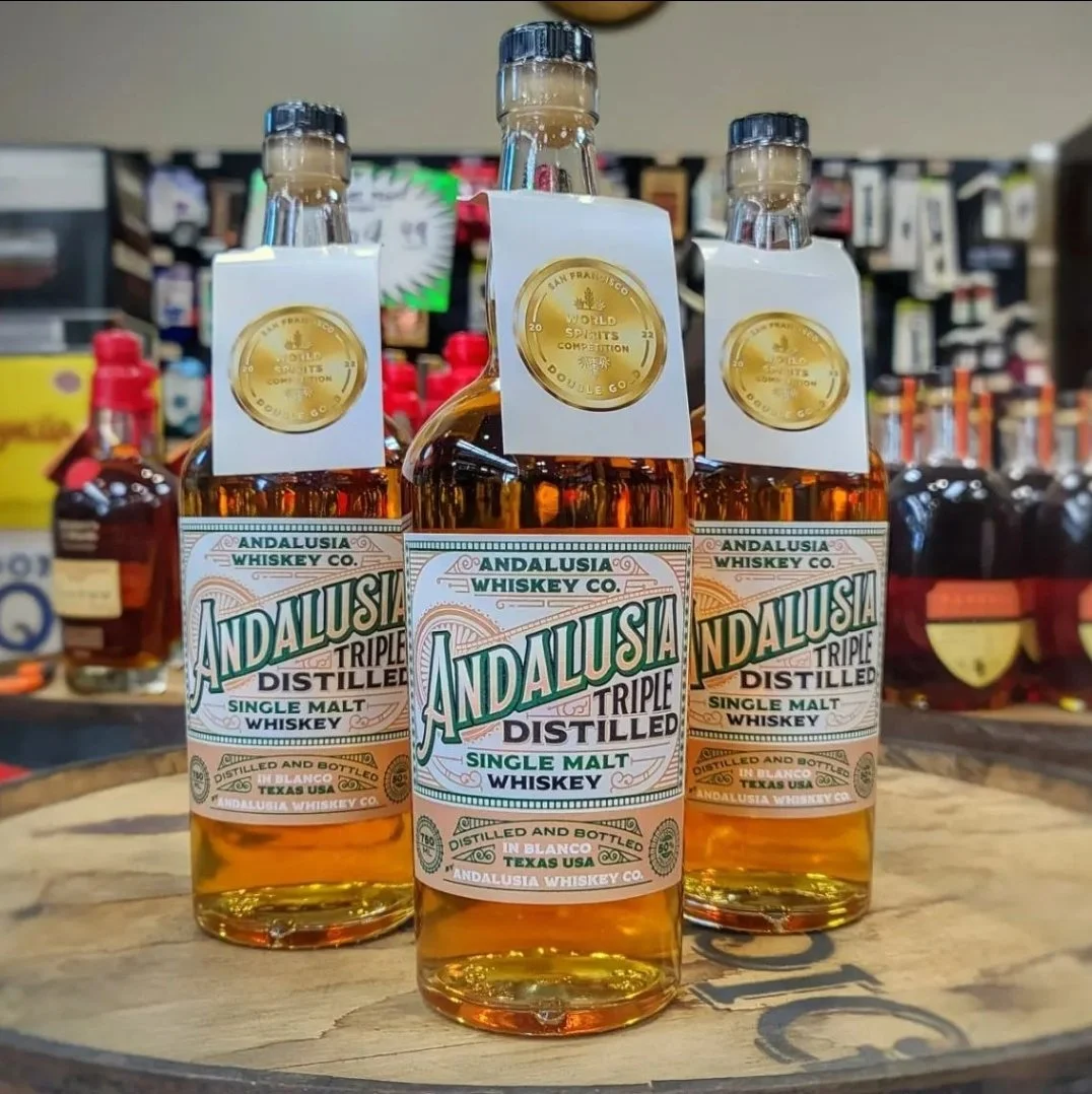 Texas Whiskeys and Spirits — Andalusia Whiskey Co.