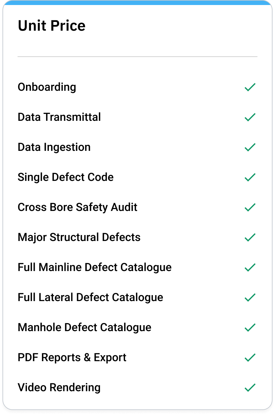 SewerAI — Product Pricing - SewerAI
