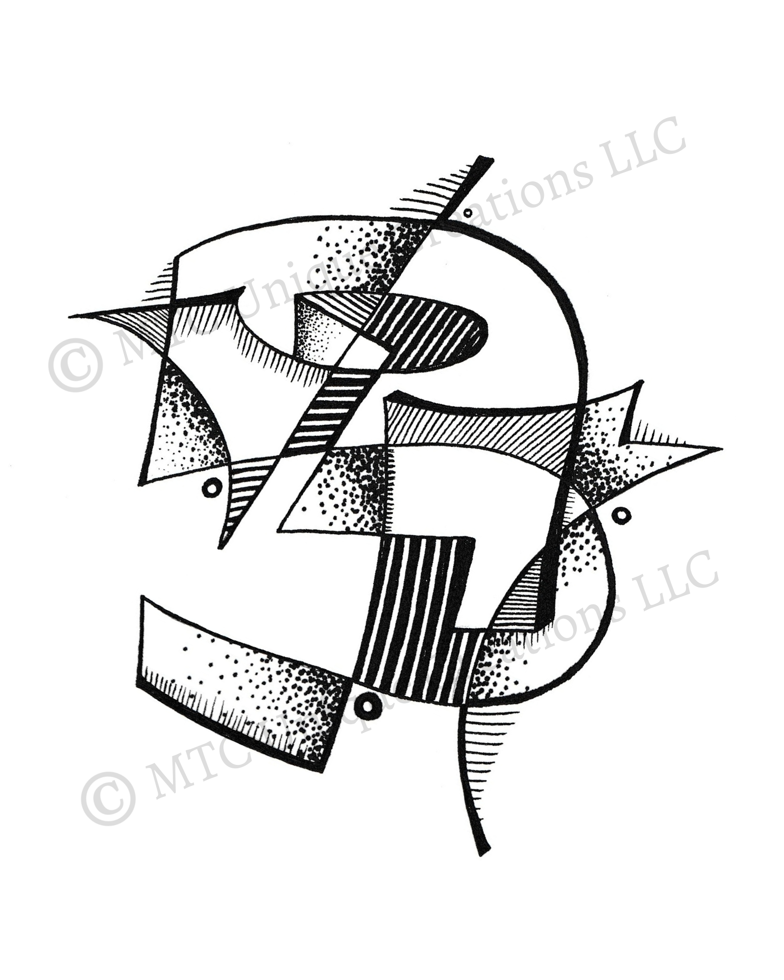 Composition No. 2 — Kaleidoscope Works Art Gallery & Gifts