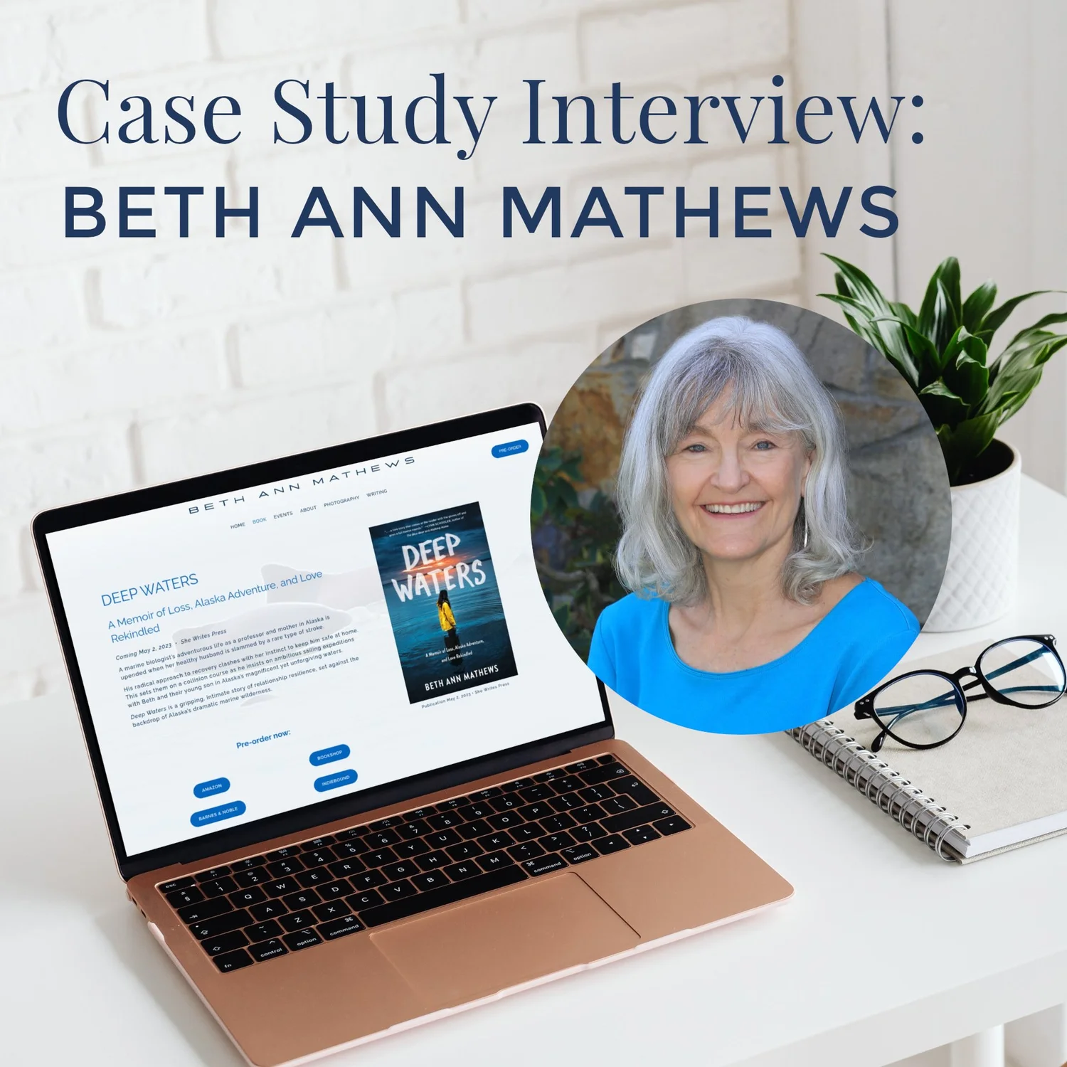 Client Interview: Author Beth Ann Mathews — Brilliant Author Website Design