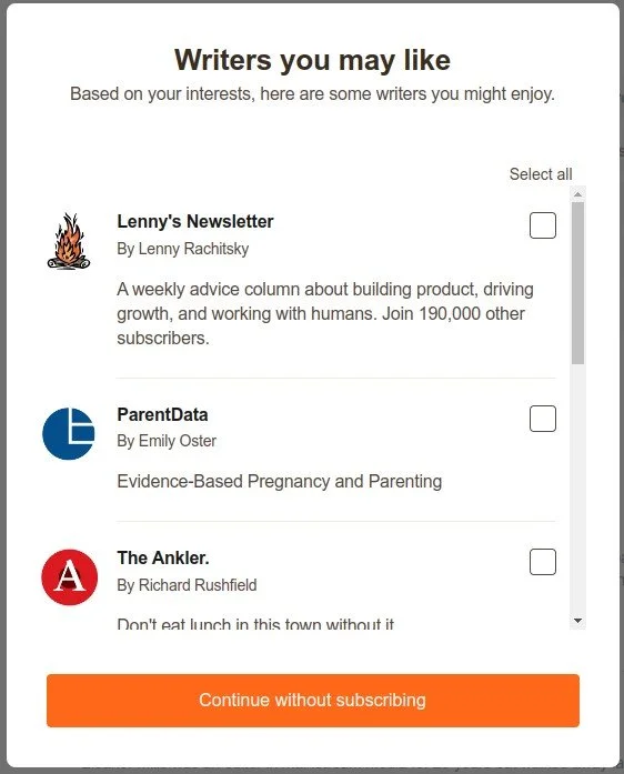 How to Embed a Substack Form in Your Website — Brilliant Author Website ...