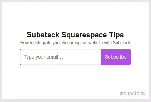 How to Embed a Substack Form in Your Website — Brilliant Author Website ...