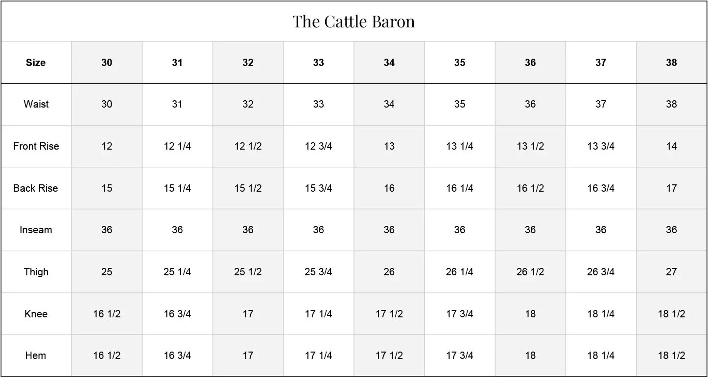 The Cattle Baron — Bull Hide Denim Co.