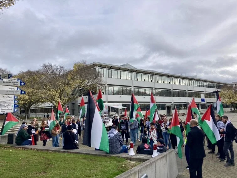 Students nationally “Stand Against Genocide” at protest for Palestine ...