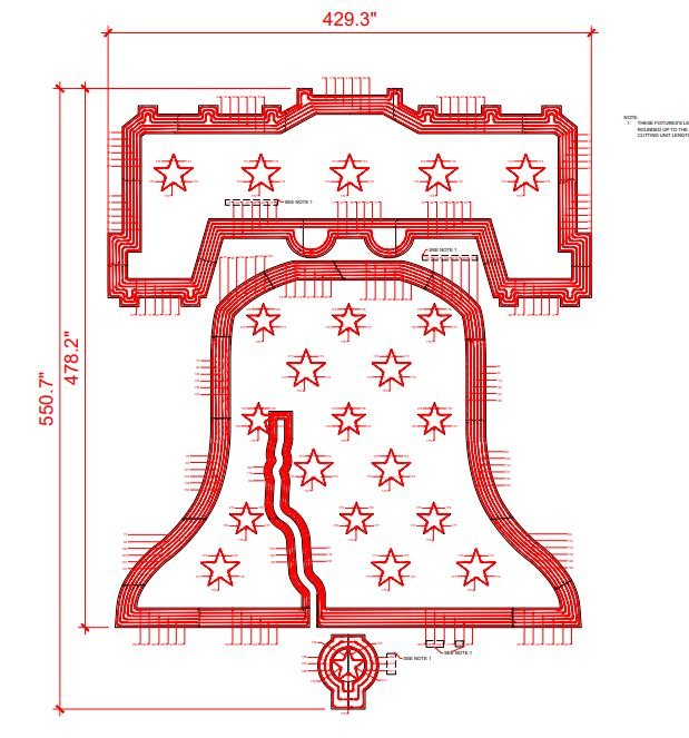 Citizens Bank Park Liberty Bell — Lebow Lighting Solutions