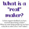 What is a “real” maker? — Loops of Gray