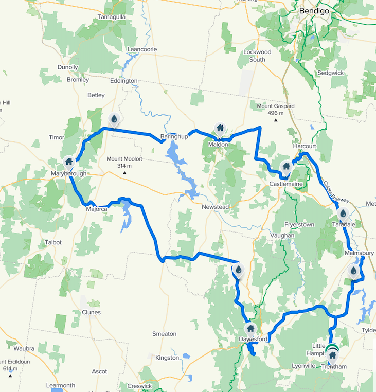 Goldfields & Spa Tour — Bespoke Cycle Tours