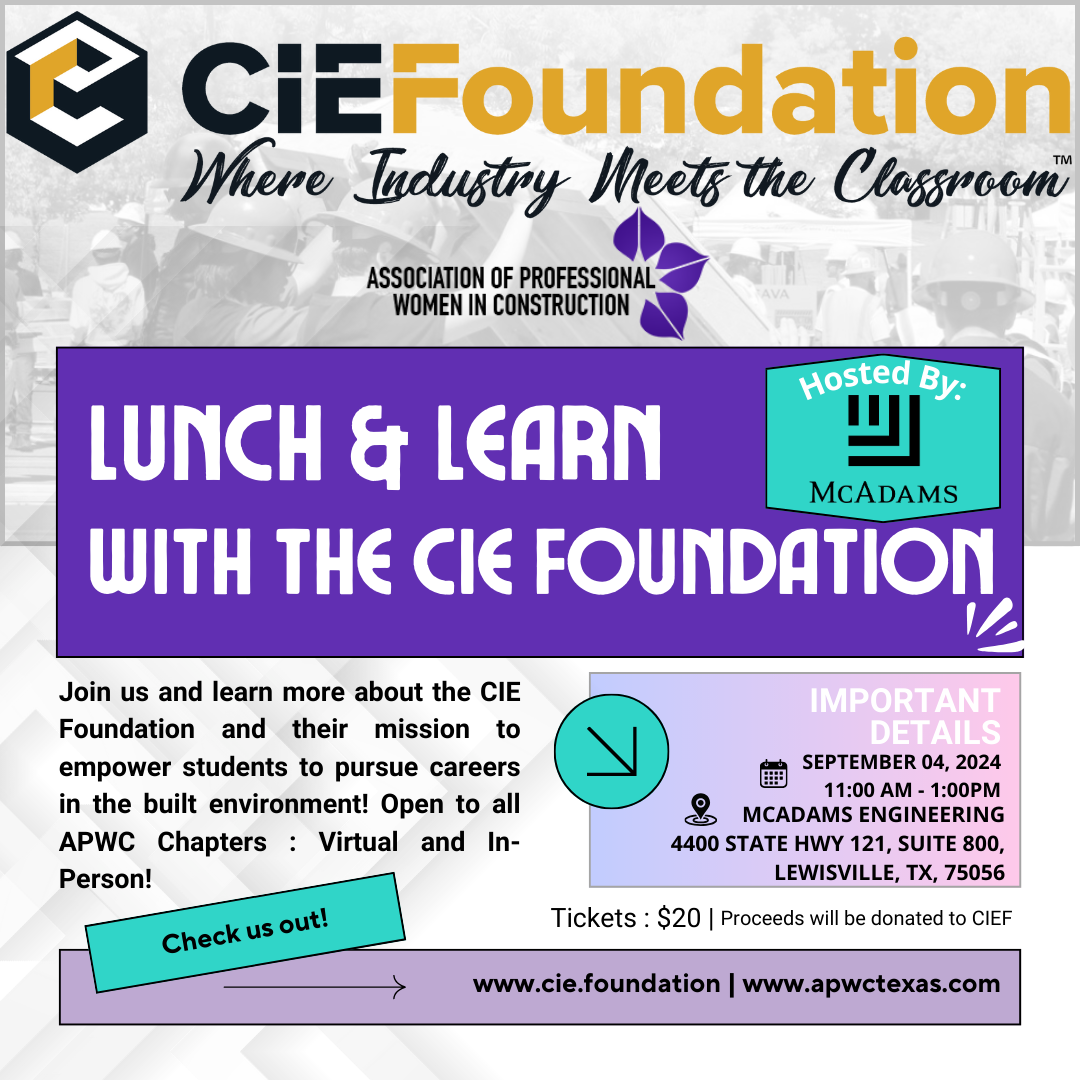 APWC & CIEF Lunch & Learn — Association Of Professional Women In ...