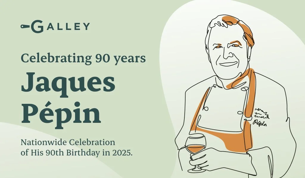 Celebrating 90 years w/ Jaques Pépin — Galley Solutions