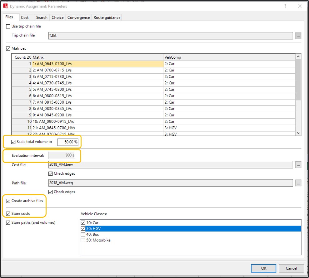 VISSIM - Dynamic Assignment — MODELLING GROUP Transport Modellers