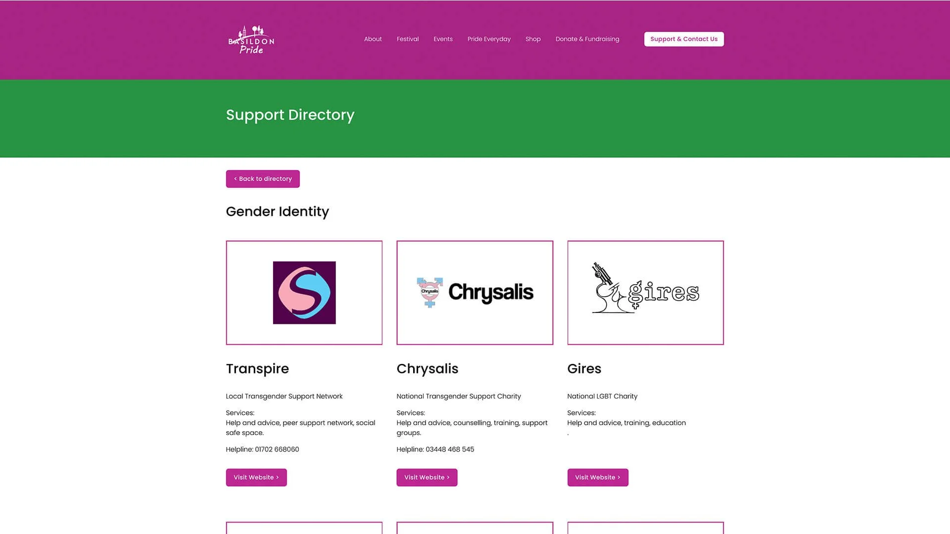 Basildon Pride Support Directory: You are not alone — Basildon Pride