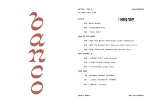 Menu — BANCO MANLY