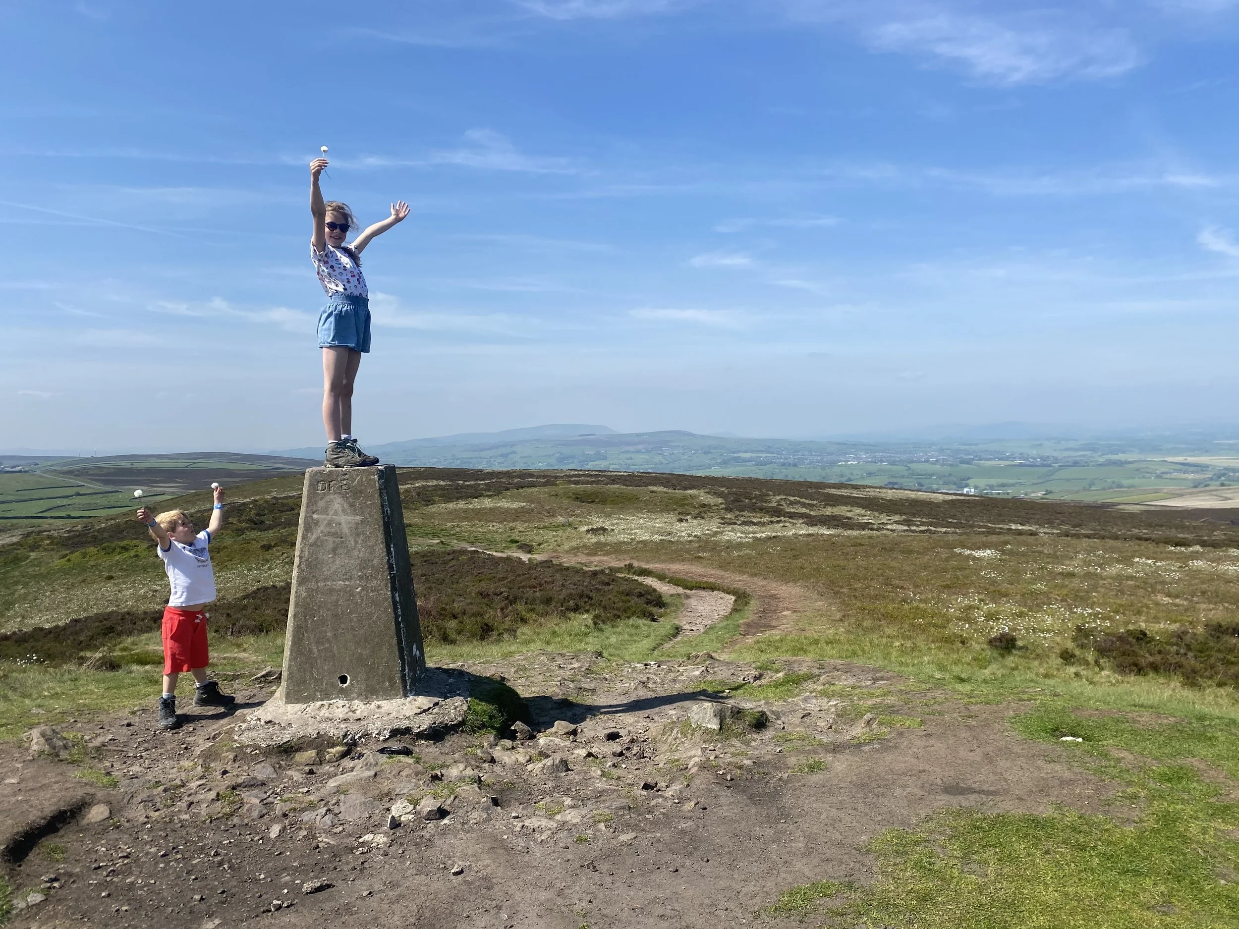 The Reluctant Explorers: Yorkshire Walking With Kids — Buckden Pike Walk