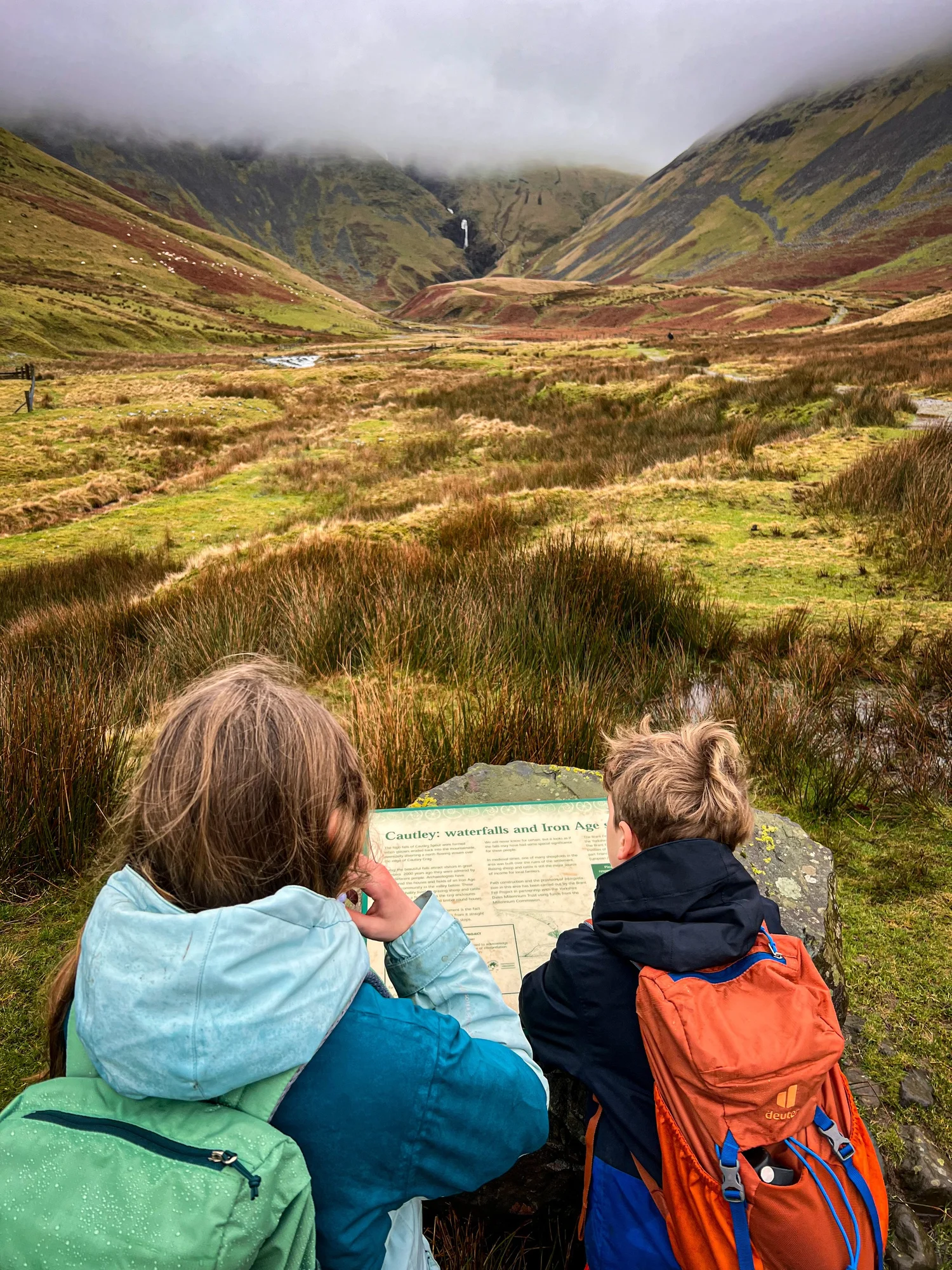 The Reluctant Explorers: Yorkshire Walking With Kids — Cautley Spout ...
